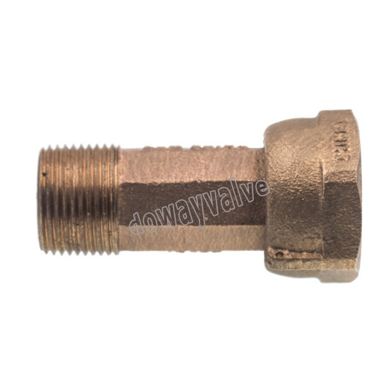 Compression and Swivel End Brass Water Meter Connector