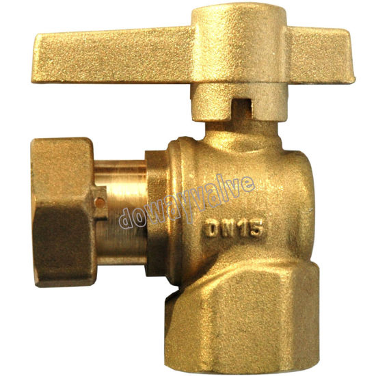 Water Meter Brass Ball Valve with Female and Free Nut (DW-LB001) from ...
