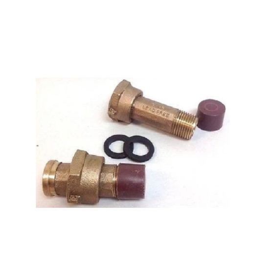 Lead Free Brass 5/8" Meter Nut X 1/2" Male NPT Water Meter Couplings ...